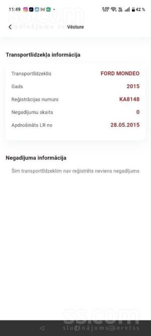Черный Форд Мондео 2015 в Рига, объемом двигателя 2.00 л и пробегом 245 тыс. км за 3850 €, фото 31 на AUTOMOTO.COM.LV