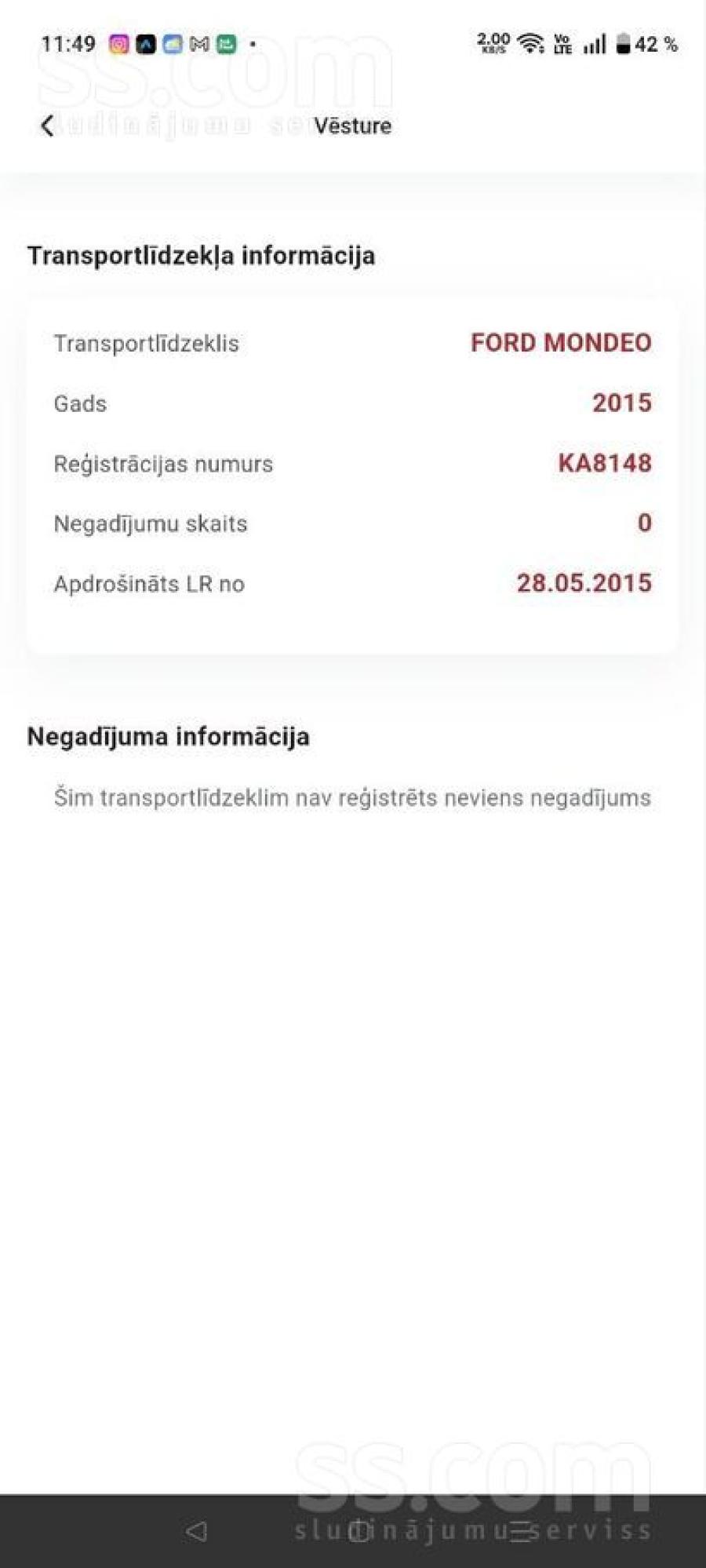 Черный Форд Мондео 2015 в Рига, объемом двигателя 2.00 л и пробегом 245 тыс. км за 3850 €, фото 31 на AUTOMOTO.COM.LV