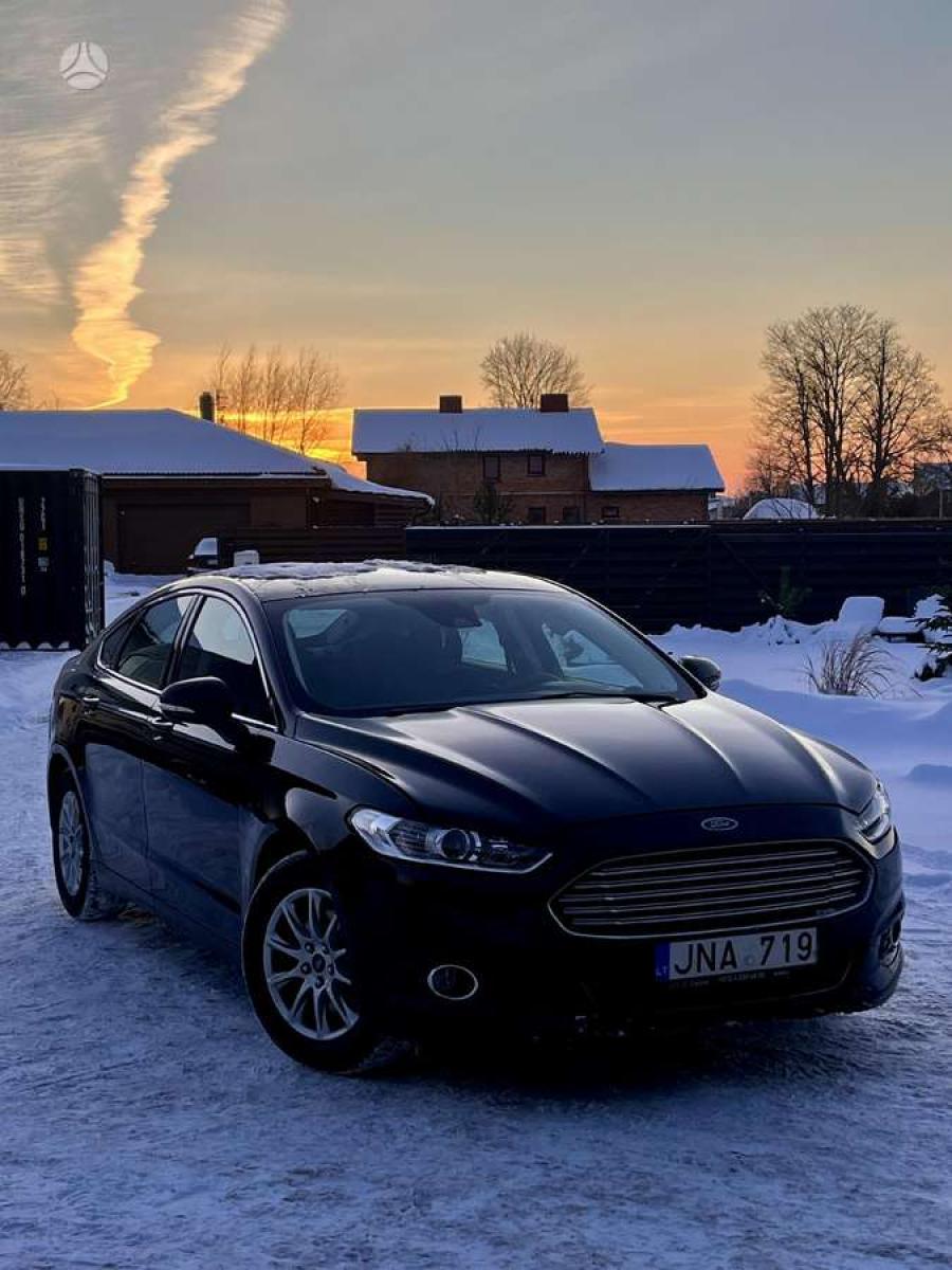 Melns Ford Mondeo 2016 Klaipėda, ar dzinēja tilpumu 2.00 L un nobraukumu 162 tūkst. km par 9300 €, foto 1 vietnē AUTOMOTO.COM.LV