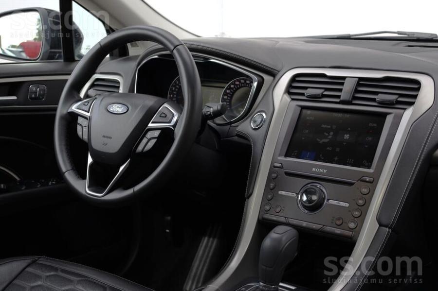 Black Ford Mondeo 2017 in Riga, with an engine capacity of 2.00 L and mileage of 0 thousand km for 7995 €, photo 14 on AUTOMOTO.COM.LV