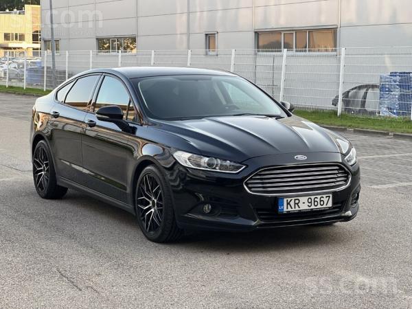 Black Ford Mondeo 2017 in Riga, with an engine capacity of 1.50 L and mileage of 124 thousand km for 7650 €, photo 1 on AUTOMOTO.COM.LV