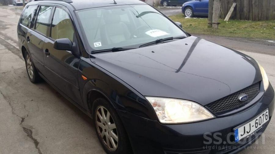 Black Ford Mondeo 2002 in Liepaja, with an engine capacity of 2.00 L and mileage of 300 thousand km for 500 €, photo 8 on AUTOMOTO.COM.LV