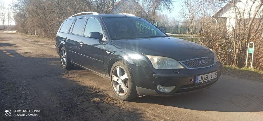 Black Ford Mondeo 2004 in Sakiai, with an engine capacity of 2.00 L and mileage of 318 thousand km for 1000 €, photo 8 on AUTOMOTO.COM.LV