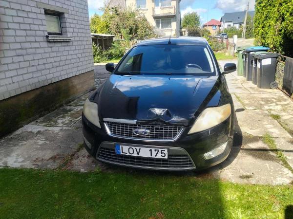 Black Ford Mondeo 2007 in Plunge, with an engine capacity of 2.00 L and mileage of 0 thousand km for 600 €, photo 5 on AUTOMOTO.COM.LV