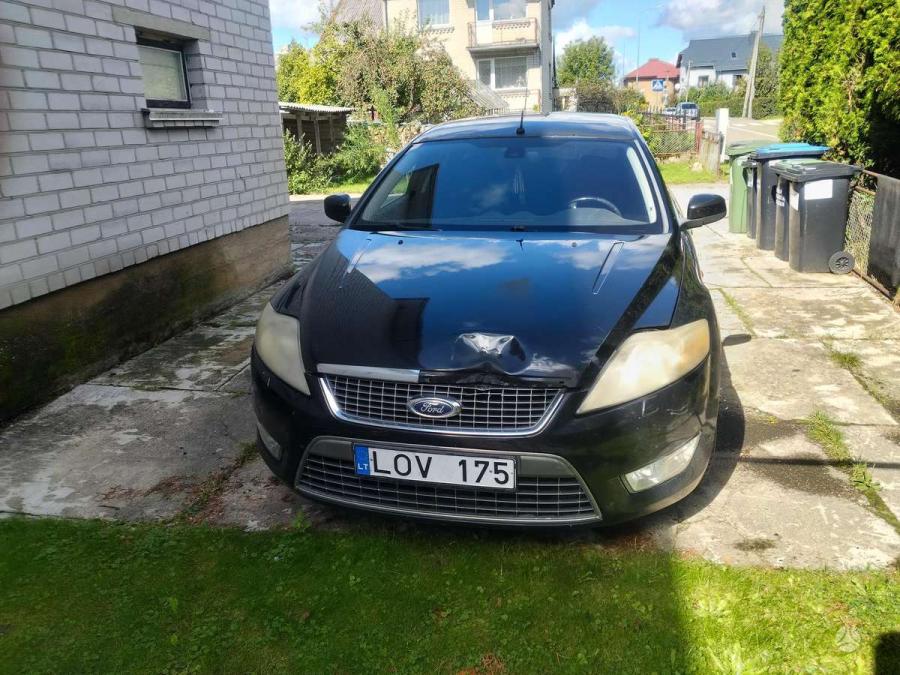 Black Ford Mondeo 2007 in Plunge, with an engine capacity of 2.00 L and mileage of 0 thousand km for 600 €, photo 5 on AUTOMOTO.COM.LV