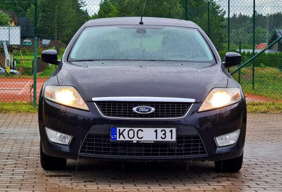 Black Ford Mondeo 2008 in Vilnius, with an engine capacity of 2.00 L and mileage of 327 thousand km for 1900 €, photo 6 on AUTOMOTO.COM.LV