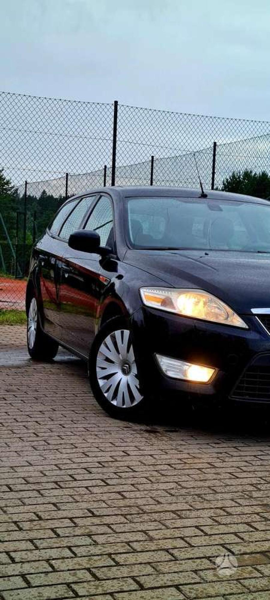 Black Ford Mondeo 2008 in Vilnius, with an engine capacity of 2.00 L and mileage of 327 thousand km for 1900 €, photo 13 on AUTOMOTO.COM.LV