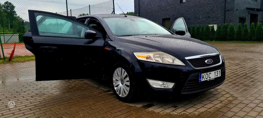 Black Ford Mondeo 2008 in Vilnius, with an engine capacity of 2.00 L and mileage of 327 thousand km for 1900 €, photo 14 on AUTOMOTO.COM.LV