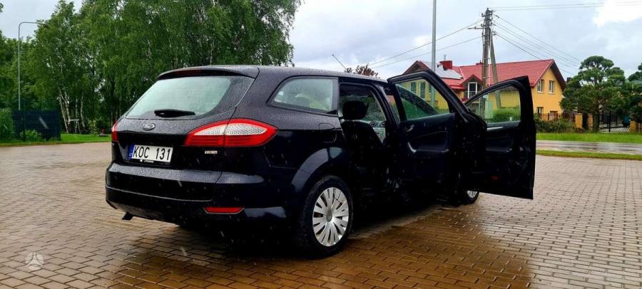 Black Ford Mondeo 2008 in Vilnius, with an engine capacity of 2.00 L and mileage of 327 thousand km for 1900 €, photo 21 on AUTOMOTO.COM.LV