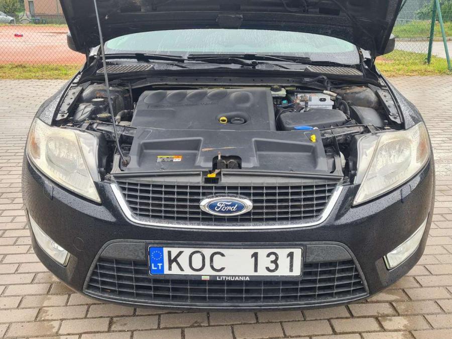 Black Ford Mondeo 2008 in Vilnius, with an engine capacity of 2.00 L and mileage of 327 thousand km for 1900 €, photo 22 on AUTOMOTO.COM.LV