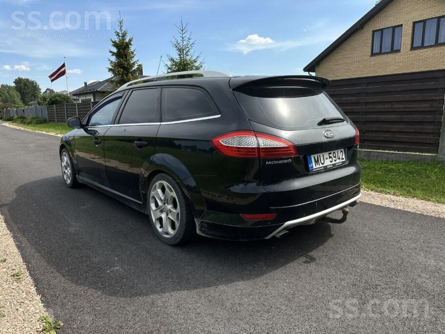 Black Ford Mondeo 2008 in Jelgava, with an engine capacity of 2.20 L and mileage of 0 thousand km for 850 €, photo 5 on AUTOMOTO.COM.LV