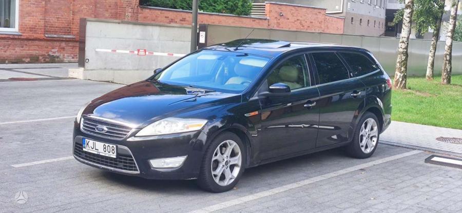 Black Ford Mondeo 2008 in Panevezys, with an engine capacity of 1.75 L and mileage of 290 thousand km for 2400 €, photo 22 on AUTOMOTO.COM.LV