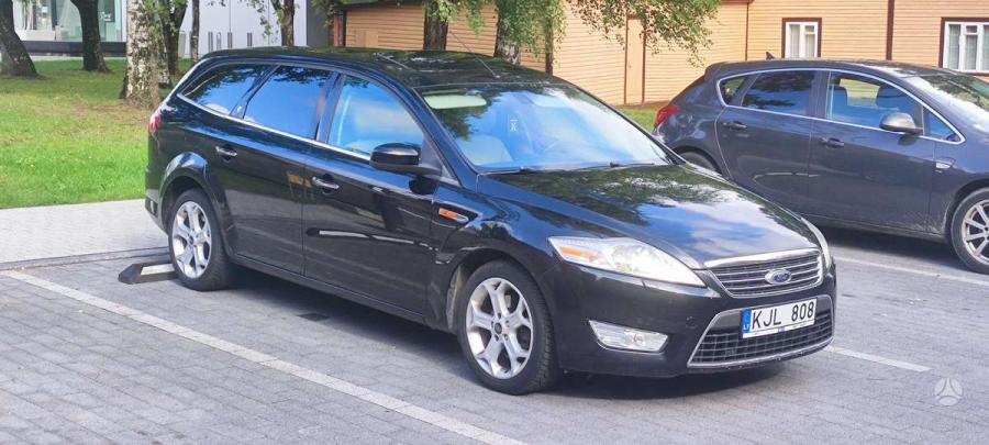 Black Ford Mondeo 2008 in Panevezys, with an engine capacity of 1.75 L and mileage of 290 thousand km for 2400 €, photo 23 on AUTOMOTO.COM.LV