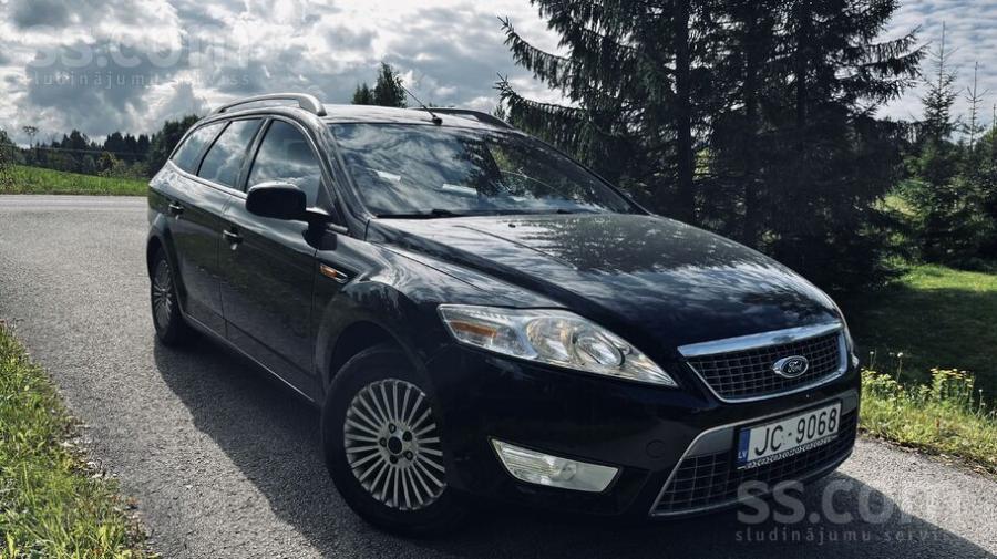 Black Ford Mondeo 2009 in Cesis, with an engine capacity of 2.00 L and mileage of 412 thousand km for 2100 €, photo 1 on AUTOMOTO.COM.LV