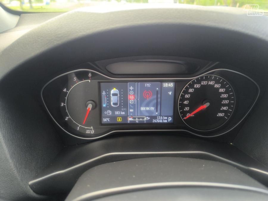 Melns Ford Mondeo 2012 Radviliškis, ar dzinēja tilpumu 2.00 L un nobraukumu 248 tūkst. km par 3950 €, foto 21 vietnē AUTOMOTO.COM.LV