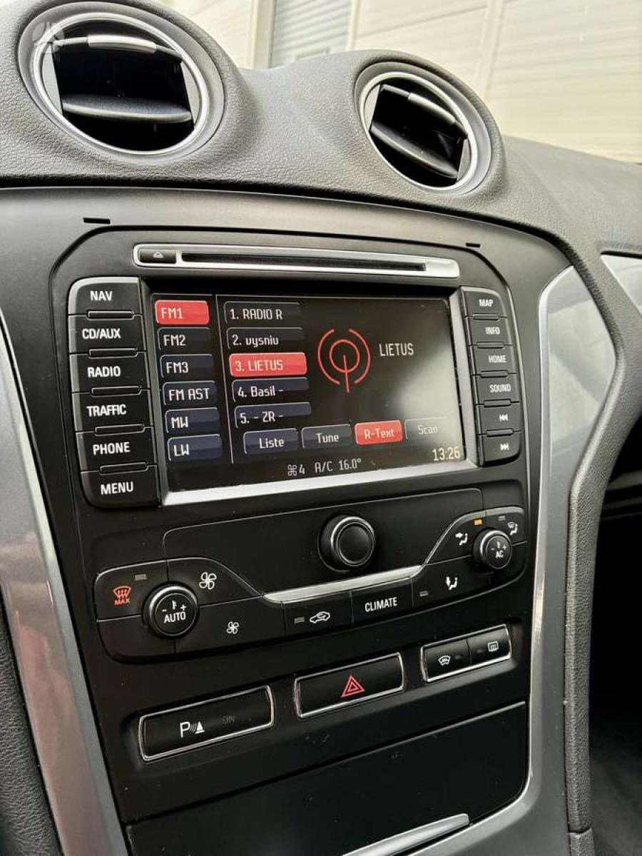 Melns Ford Mondeo 2012 Kauņa, ar dzinēja tilpumu 2.00 L un nobraukumu 316 tūkst. km par 3499 €, foto 13 vietnē AUTOMOTO.COM.LV