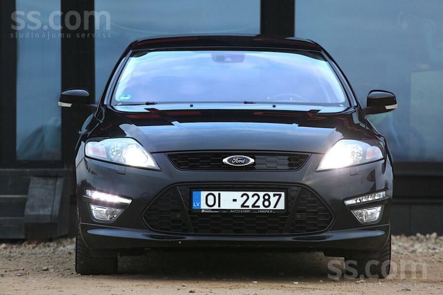 Black Ford Mondeo 2013 in Tukums, with an engine capacity of 2.00 L and mileage of 258 thousand km for 6390 €, photo 6 on AUTOMOTO.COM.LV