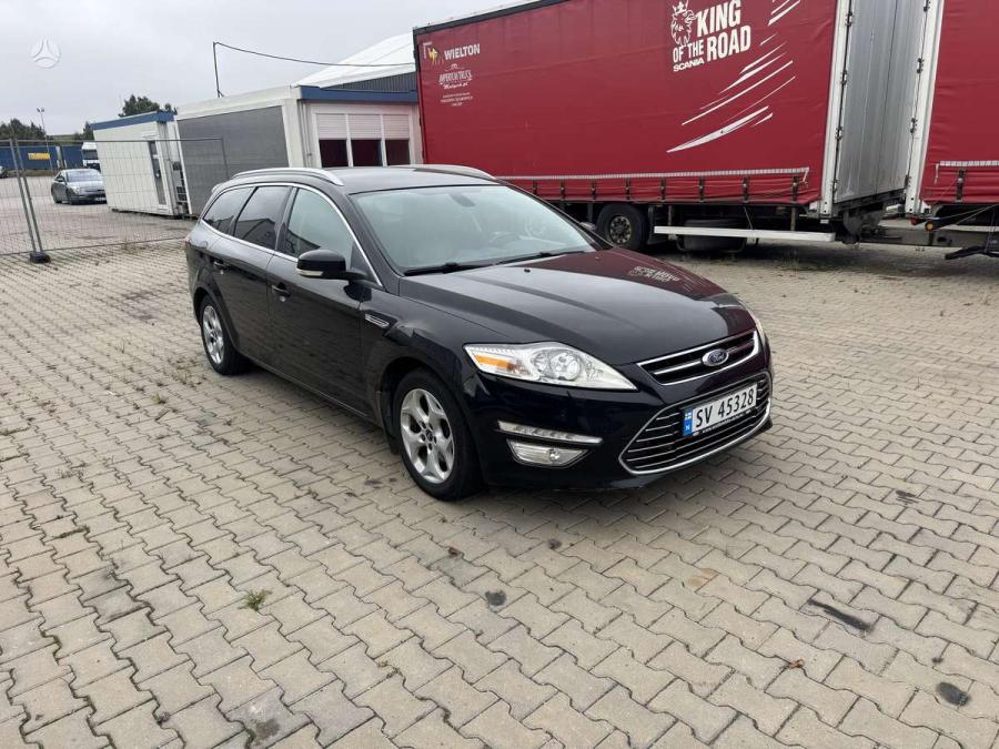 Black Ford Mondeo 2013 in Kaunas, with an engine capacity of 1.60 L and mileage of 223 thousand km for 3750 €, photo 9 on AUTOMOTO.COM.LV
