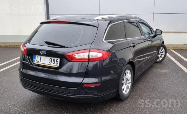Melns Ford Mondeo 2015 Rīga, ar dzinēja tilpumu 1.60 L un nobraukumu 238 tūkst. km par 6990 €, foto 4 vietnē AUTOMOTO.COM.LV