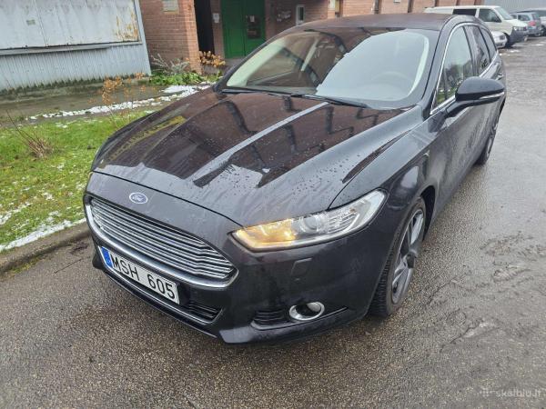 Black Ford Mondeo 2015 in Klaipeda, with an engine capacity of 2.00 L and mileage of 250 thousand km for 5900 €, photo 2 on AUTOMOTO.COM.LV