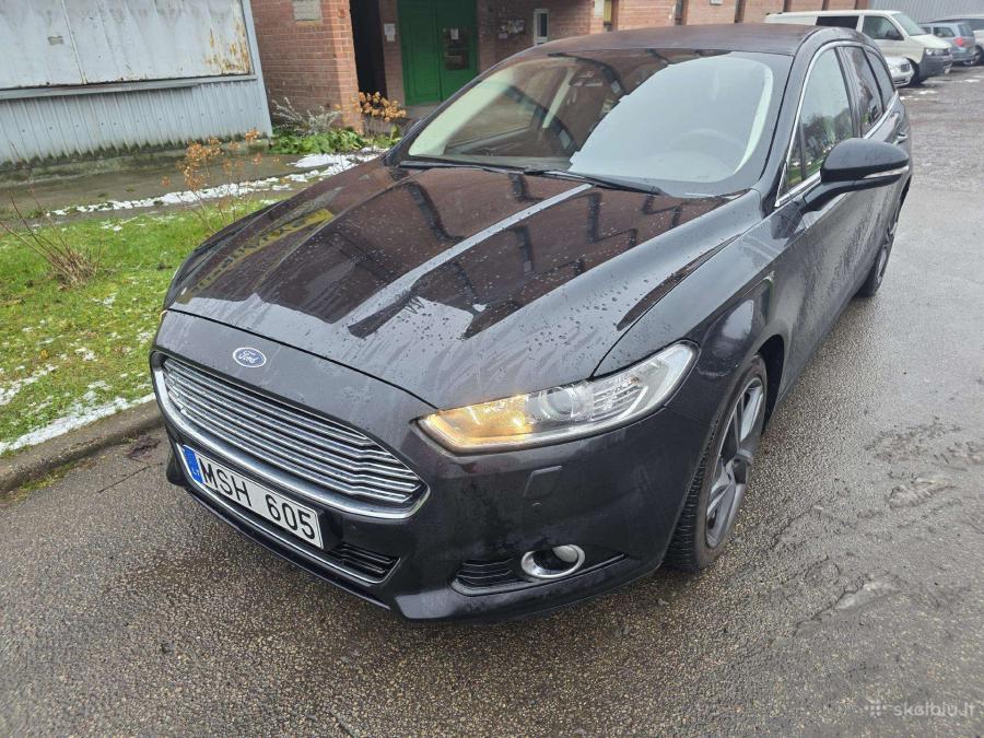 Black Ford Mondeo 2015 in Klaipeda, with an engine capacity of 2.00 L and mileage of 250 thousand km for 5900 €, photo 2 on AUTOMOTO.COM.LV