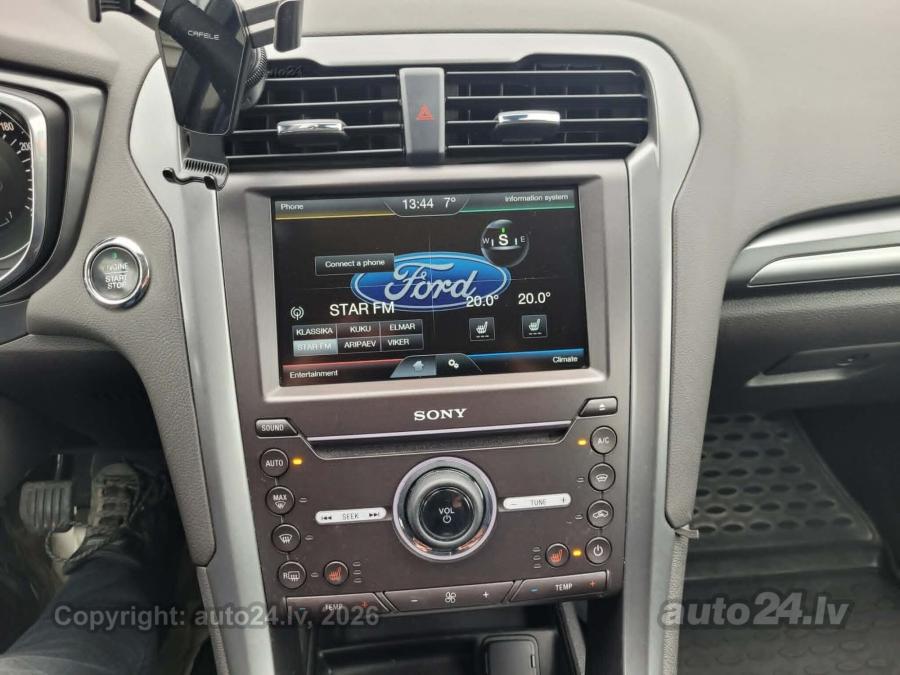 Black Ford Mondeo 2015 in Tartu, with an engine capacity of 2.00 L and mileage of 232 thousand km for 8299 €, photo 10 on AUTOMOTO.COM.LV
