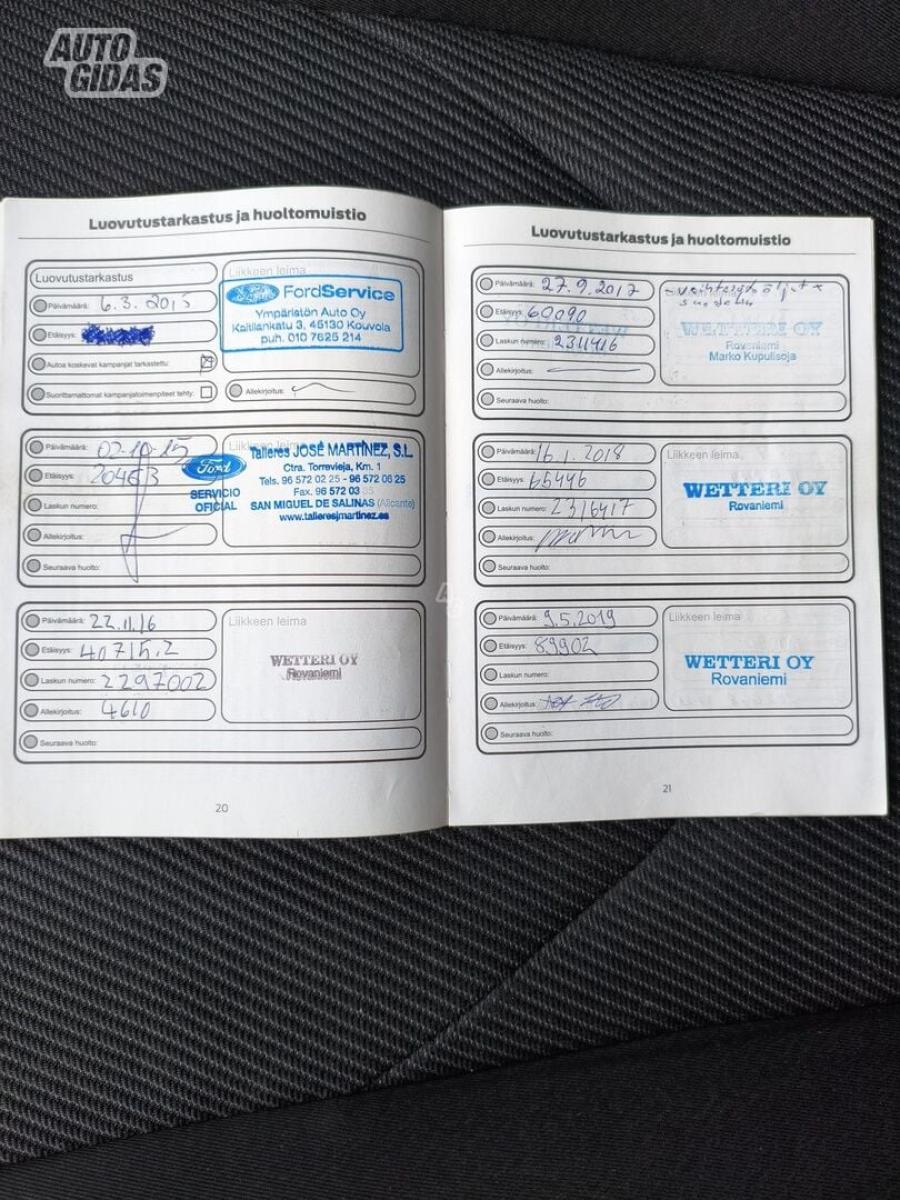 Black Ford Mondeo 2015 in Klaipeda, with an engine capacity of 2.00 L and mileage of 288 thousand km for 5900 €, photo 18 on AUTOMOTO.COM.LV