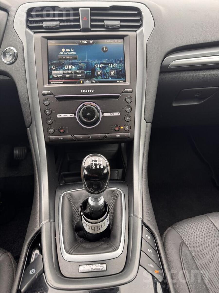 Melns Ford Mondeo 2015 Rīga, ar dzinēja tilpumu 1.50 L un nobraukumu 297 tūkst. km par 5550 €, foto 15 vietnē AUTOMOTO.COM.LV