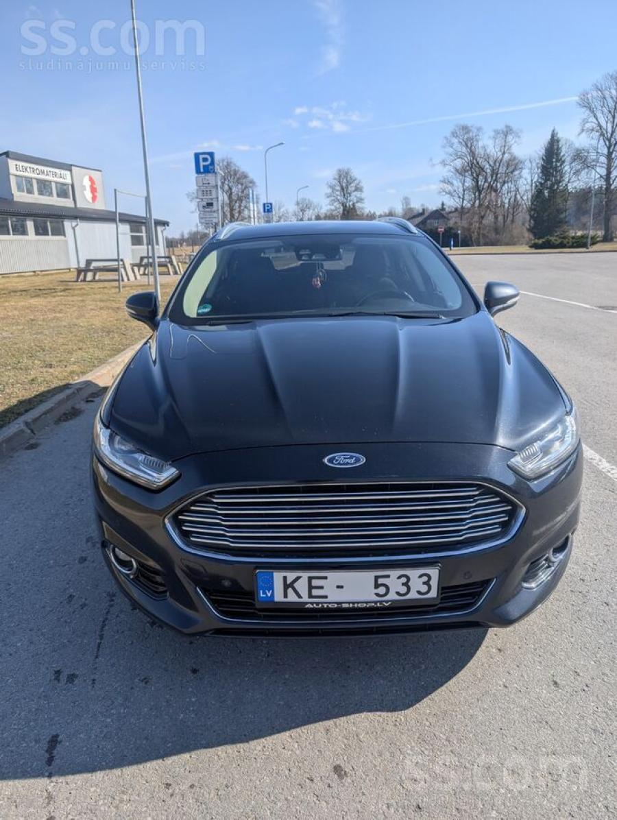 Black Ford Mondeo 2015 in Cesis, with an engine capacity of 2.00 L and mileage of 380 thousand km for 7255 €, photo 1 on AUTOMOTO.COM.LV