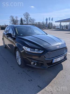 Black Ford Mondeo 2015 in Cesis, with an engine capacity of 2.00 L and mileage of 380 thousand km for 7255 €, photo 4 on AUTOMOTO.COM.LV