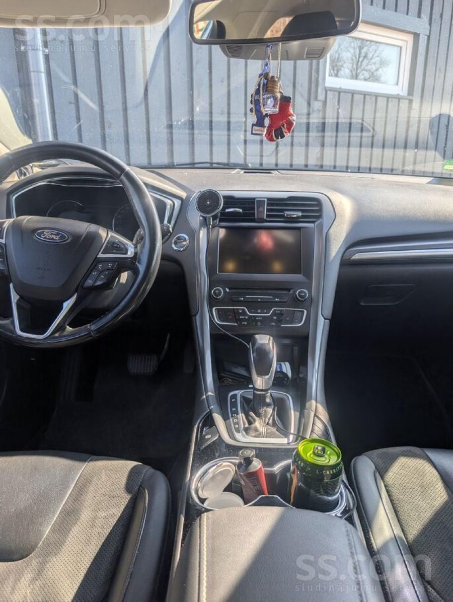 Black Ford Mondeo 2015 in Cesis, with an engine capacity of 2.00 L and mileage of 380 thousand km for 7255 €, photo 21 on AUTOMOTO.COM.LV