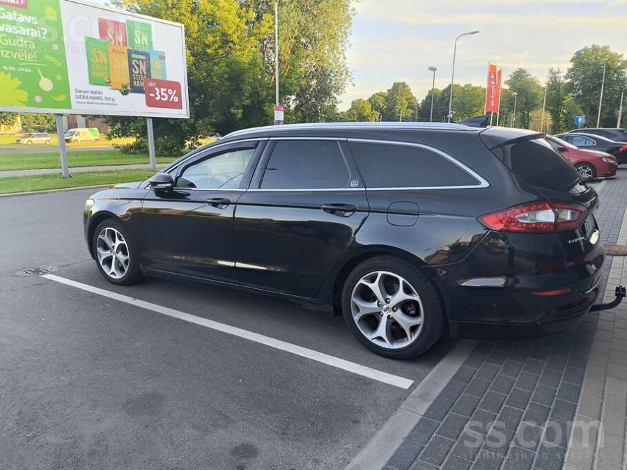 Melns Ford Mondeo 2015 Rīga, ar dzinēja tilpumu 2.00 L un nobraukumu 177 tūkst. km par 9150 €, foto 6 vietnē AUTOMOTO.COM.LV