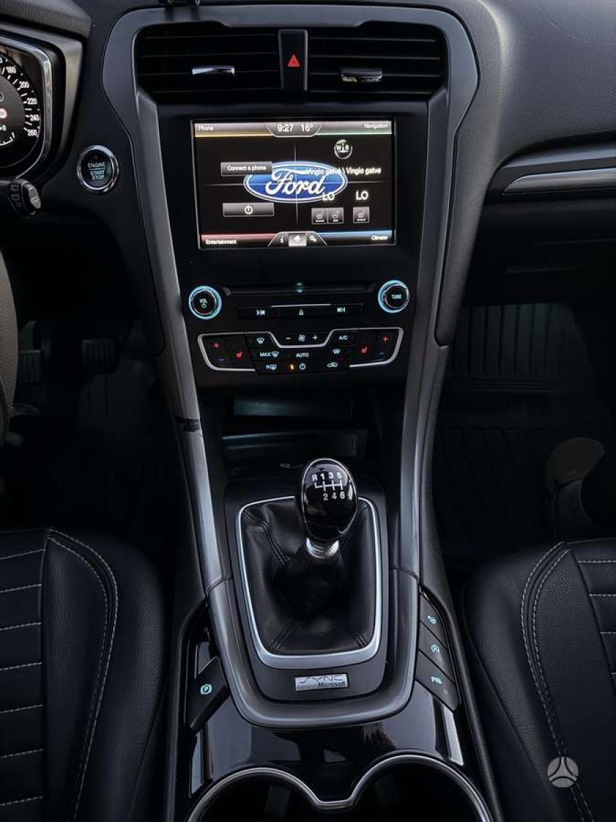 Melns Ford Mondeo 2015 Klaipėda, ar dzinēja tilpumu 1.50 L un nobraukumu 298 tūkst. km par 7500 €, foto 11 vietnē AUTOMOTO.COM.LV