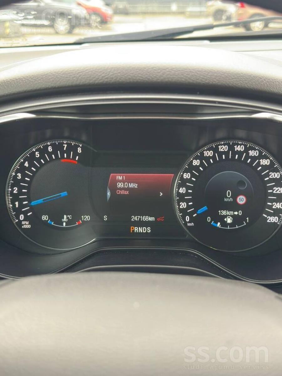 Black Ford Mondeo 2015 in Riga, with an engine capacity of 2.00 L and mileage of 247 thousand km for 6900 €, photo 10 on AUTOMOTO.COM.LV