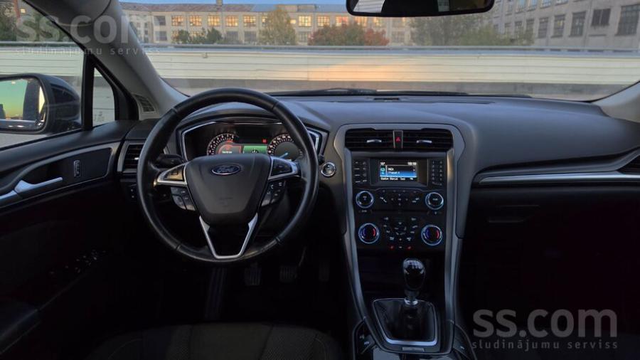Melns Ford Mondeo 2015 Rīga, ar dzinēja tilpumu 1.50 L un nobraukumu 148 tūkst. km par 5700 €, foto 17 vietnē AUTOMOTO.COM.LV
