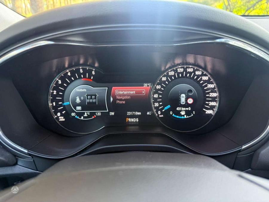 Melns Ford Mondeo 2016 Utena, ar dzinēja tilpumu 2.00 L un nobraukumu 232 tūkst. km par 8750 €, foto 10 vietnē AUTOMOTO.COM.LV