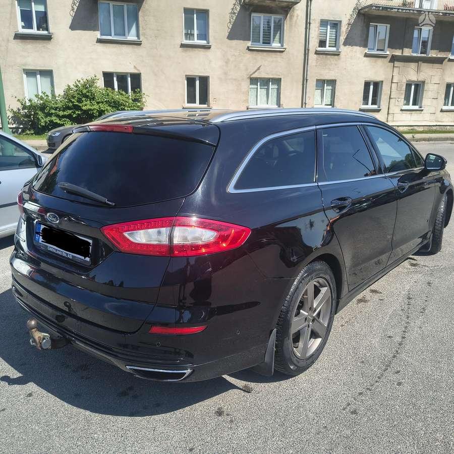 Black Ford Mondeo 2016 in Klaipeda, with an engine capacity of 2.00 L and mileage of 375 thousand km for 5700 €, photo 3 on AUTOMOTO.COM.LV
