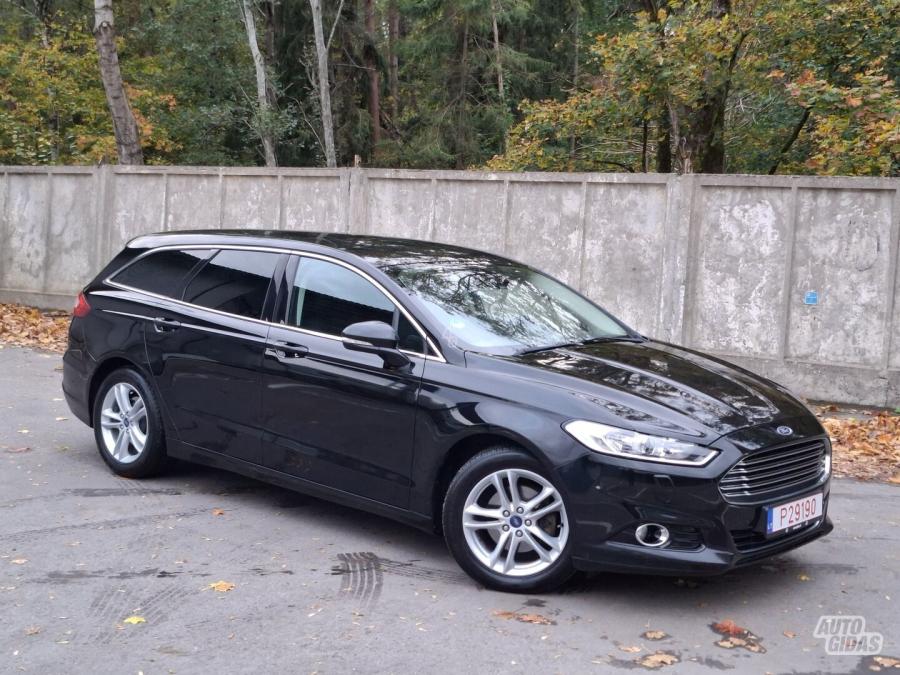 Black Ford Mondeo 2016 in Vilnius, with an engine capacity of 2.00 L and mileage of 266 thousand km for 6700 €, photo 1 on AUTOMOTO.COM.LV