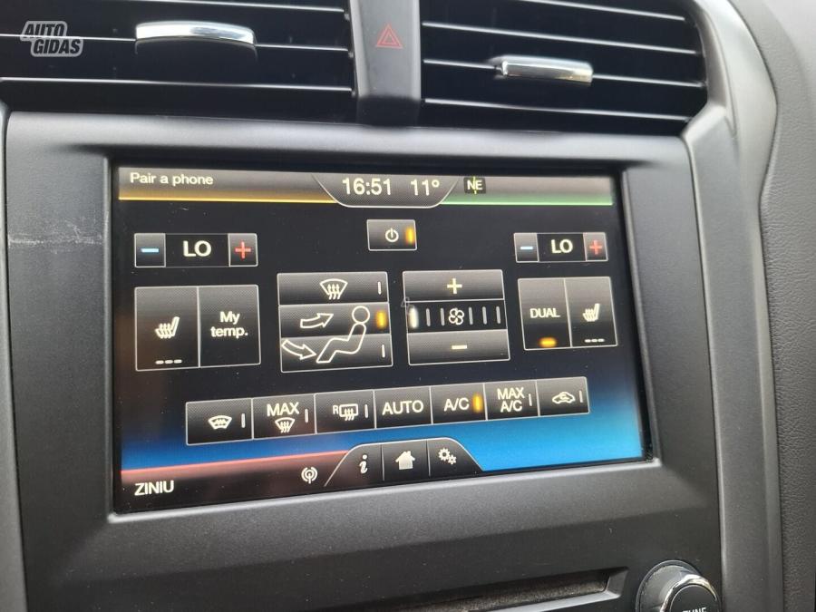 Black Ford Mondeo 2016 in Vilnius, with an engine capacity of 2.00 L and mileage of 266 thousand km for 6700 €, photo 24 on AUTOMOTO.COM.LV