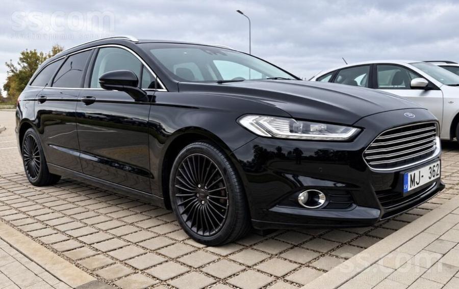 Black Ford Mondeo 2016 in Daugavpils, with an engine capacity of 2.00 L and mileage of 259 thousand km for 7200 €, photo 1 on AUTOMOTO.COM.LV