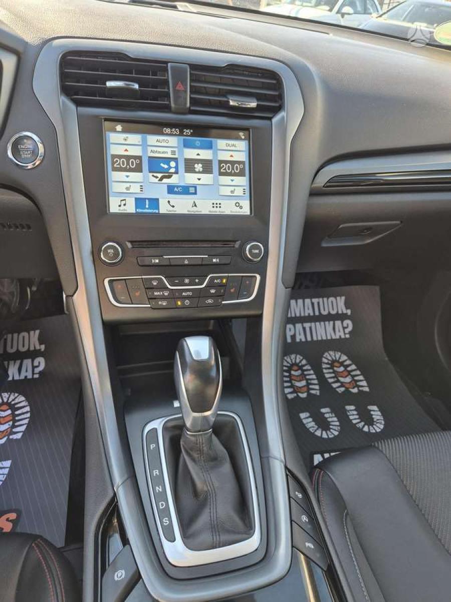 Melns Ford Mondeo 2017 Kauņa, ar dzinēja tilpumu 2.00 L un nobraukumu 196 tūkst. km par 7950 €, foto 15 vietnē AUTOMOTO.COM.LV