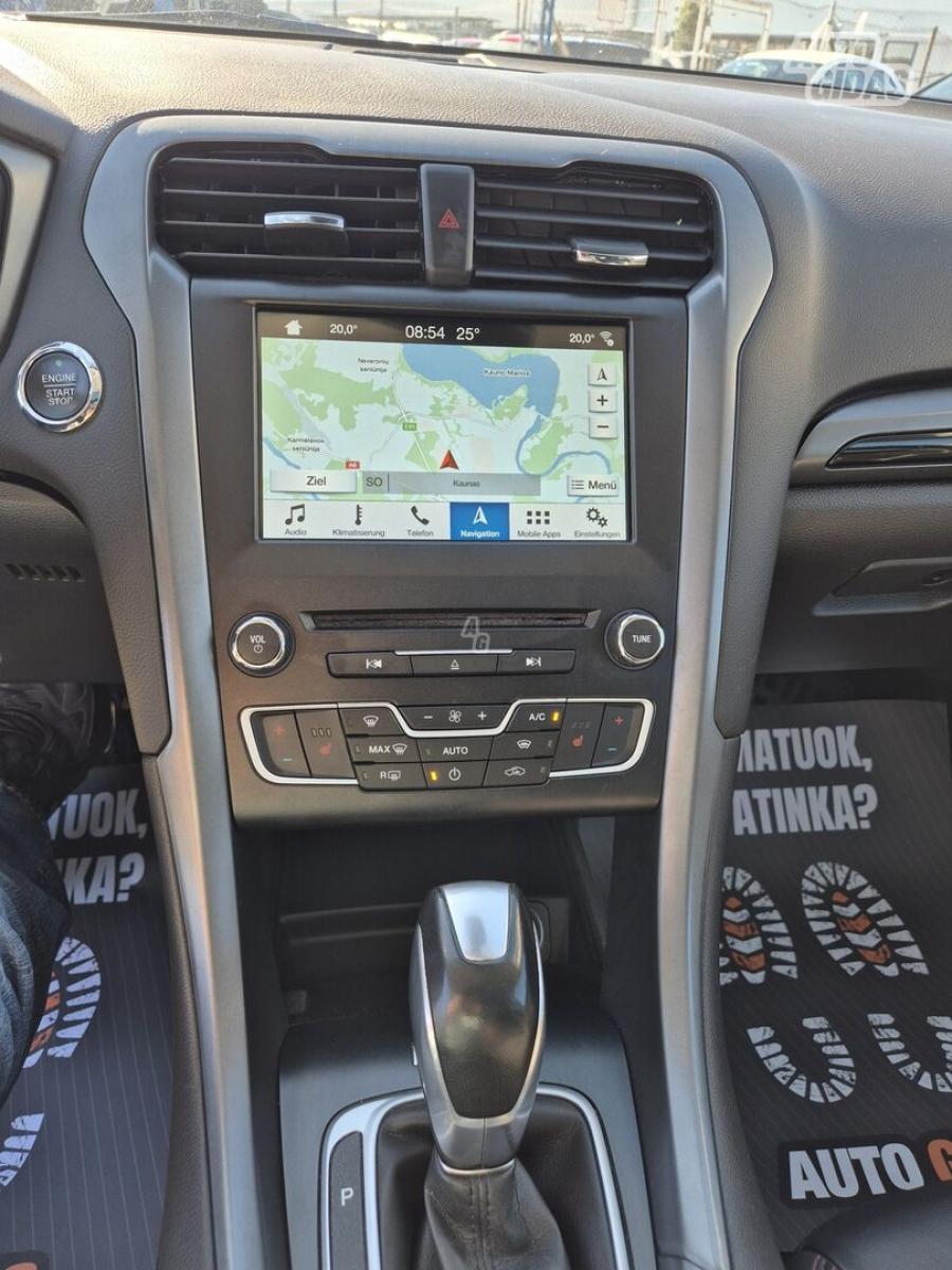 Black Ford Mondeo 2017 in Kaunas, with an engine capacity of 2.00 L and mileage of 194 thousand km for 7950 €, photo 17 on AUTOMOTO.COM.LV