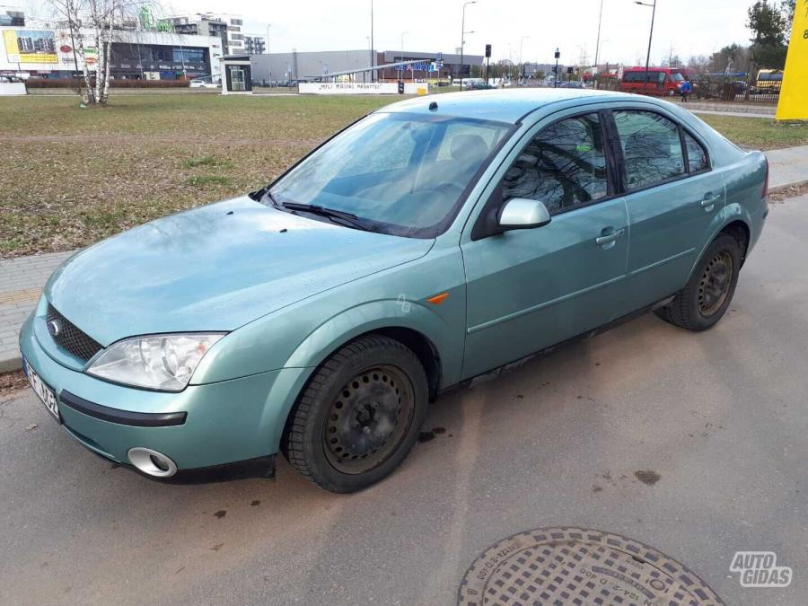 Blue Ford Mondeo 2001 in Panevezys, with an engine capacity of 2.00 L and mileage of 263 thousand km for 500 €, photo 4 on AUTOMOTO.COM.LV