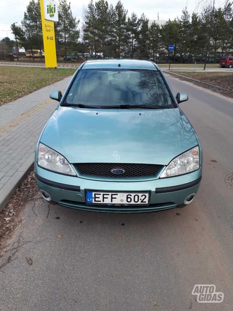 Blue Ford Mondeo 2001 in Panevezys, with an engine capacity of 2.00 L and mileage of 263 thousand km for 500 €, photo 5 on AUTOMOTO.COM.LV