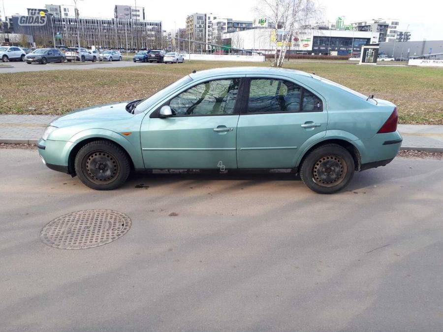 Blue Ford Mondeo 2001 in Panevezys, with an engine capacity of 2.00 L and mileage of 263 thousand km for 500 €, photo 6 on AUTOMOTO.COM.LV