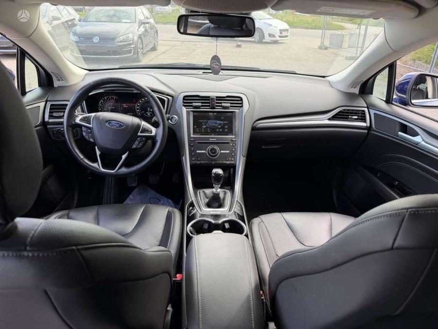 Blue Ford Mondeo 2015 in Marijampole, with an engine capacity of 1.56 L and mileage of 135 thousand km for 6750 €, photo 10 on AUTOMOTO.COM.LV