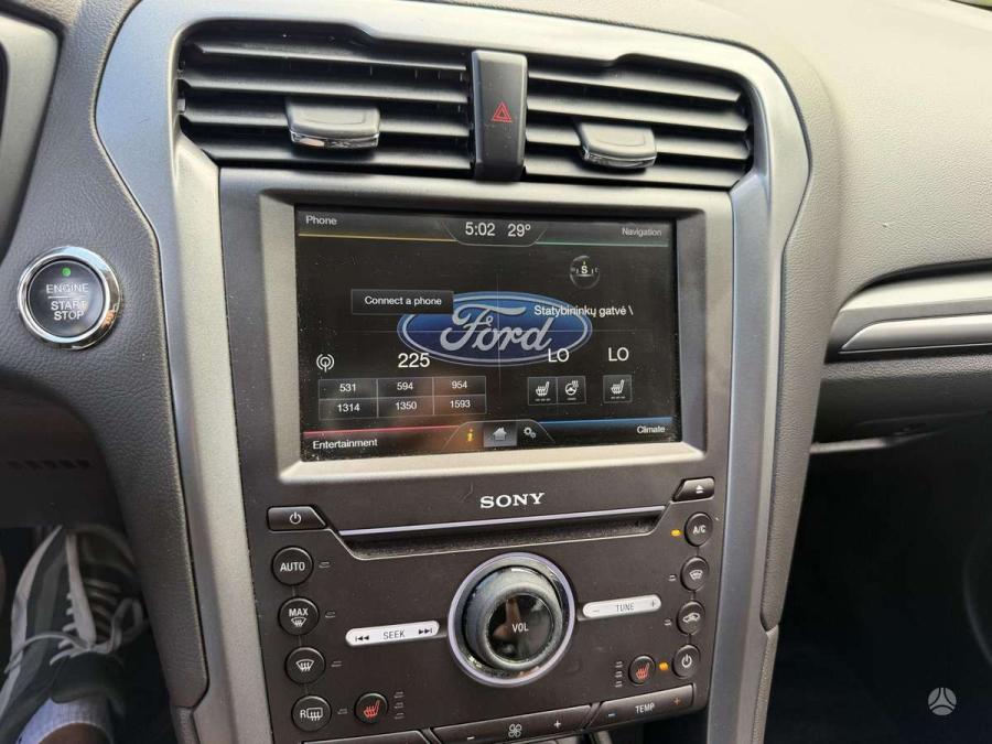 Blue Ford Mondeo 2015 in Marijampole, with an engine capacity of 1.56 L and mileage of 135 thousand km for 6750 €, photo 17 on AUTOMOTO.COM.LV