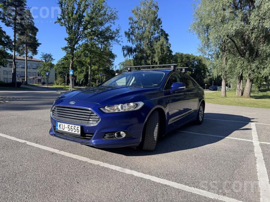 Blue Ford Mondeo 2017 in Riga, with an engine capacity of 2.00 L and mileage of 240 thousand km for 6500 €, photo 1 on AUTOMOTO.COM.LV