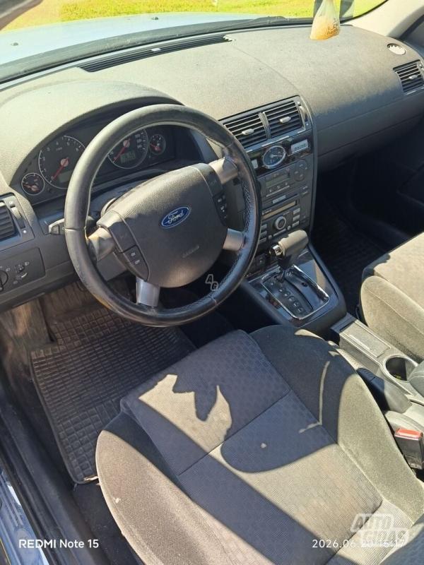 Blue Ford Mondeo 2006 in Vilnius, with an engine capacity of 2.00 L and mileage of 200 thousand km for 700 €, photo 7 on AUTOMOTO.COM.LV