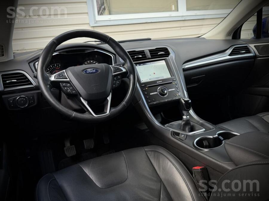 Zils Ford Mondeo 2017 Tukums, ar dzinēja tilpumu 1.50 L un nobraukumu 232 tūkst. km par 8500 €, foto 6 vietnē AUTOMOTO.COM.LV